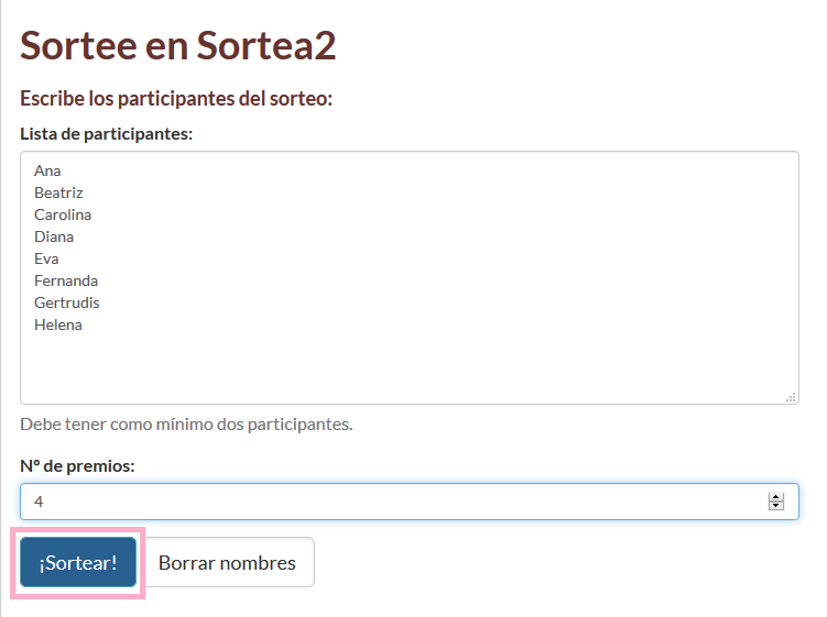 Sortea2, elegir un ganador - Sortea2 Blog